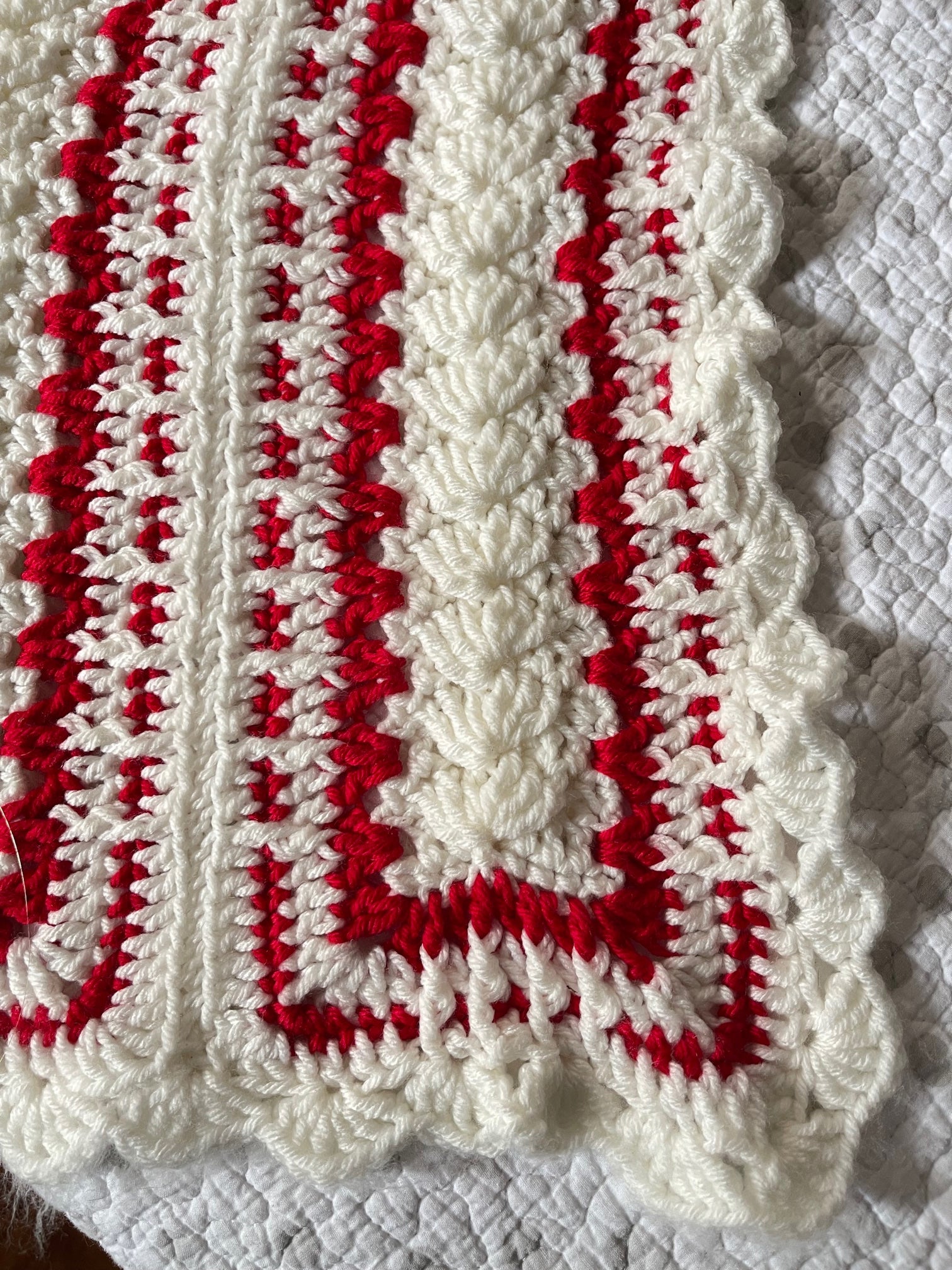 Candy Cane Panels Afghan Crochet Pattern– Maggie's Crochet