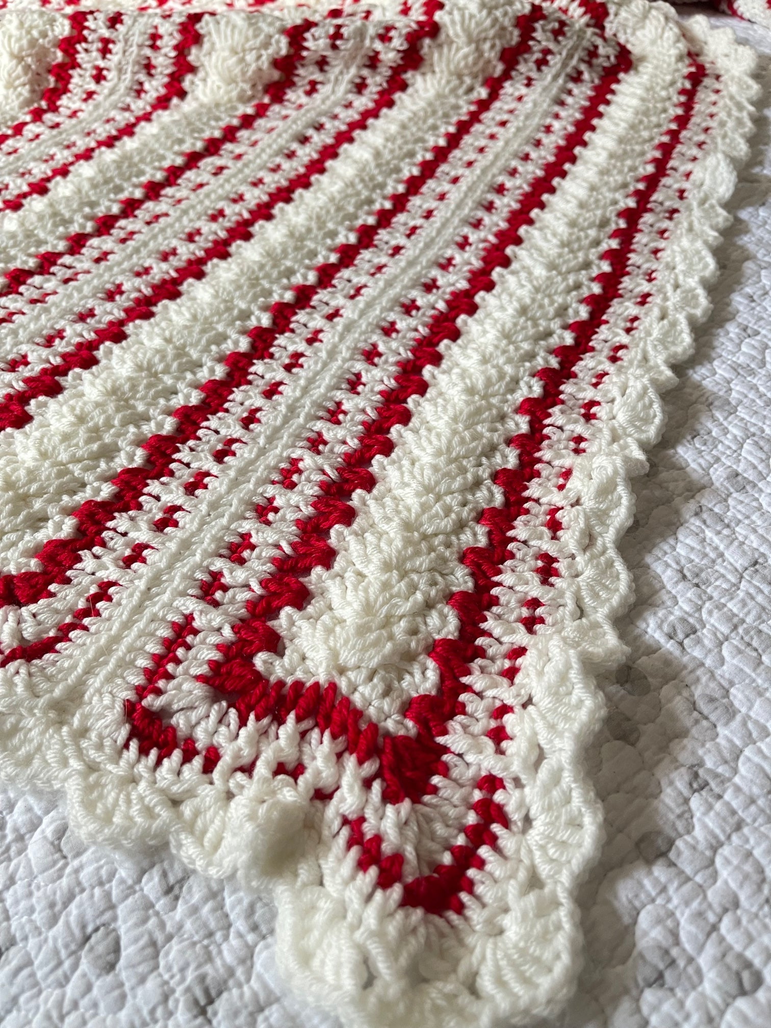 Candy Cane Panels Afghan Crochet Pattern– Maggie's Crochet