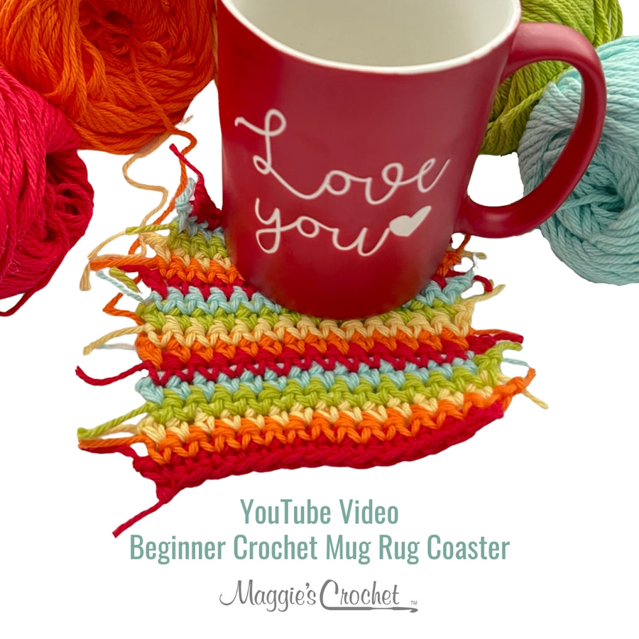 Coaster Crazy Crochet Pattern Leaflet – Maggie's Crochet