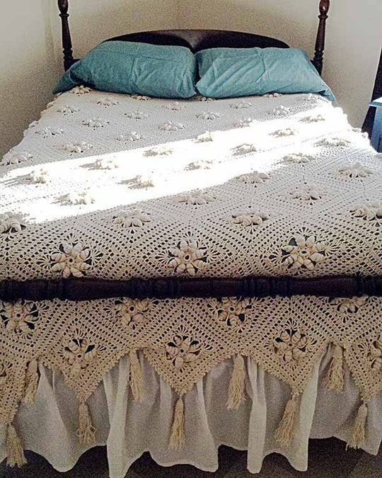 Curlicue Coverlet Crochet Pattern – Maggie's Crochet