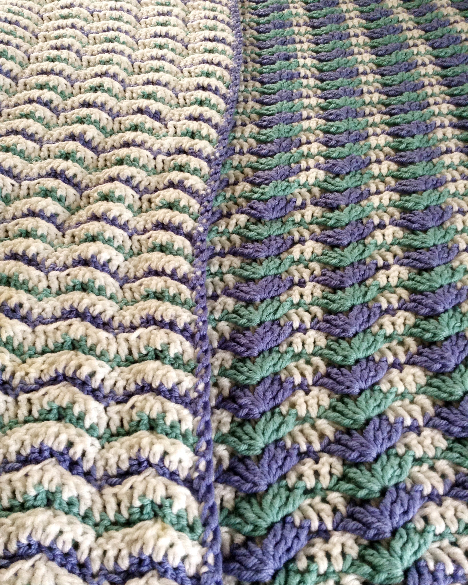 Textured Shells Afghan Crochet Pattern – Maggie's Crochet