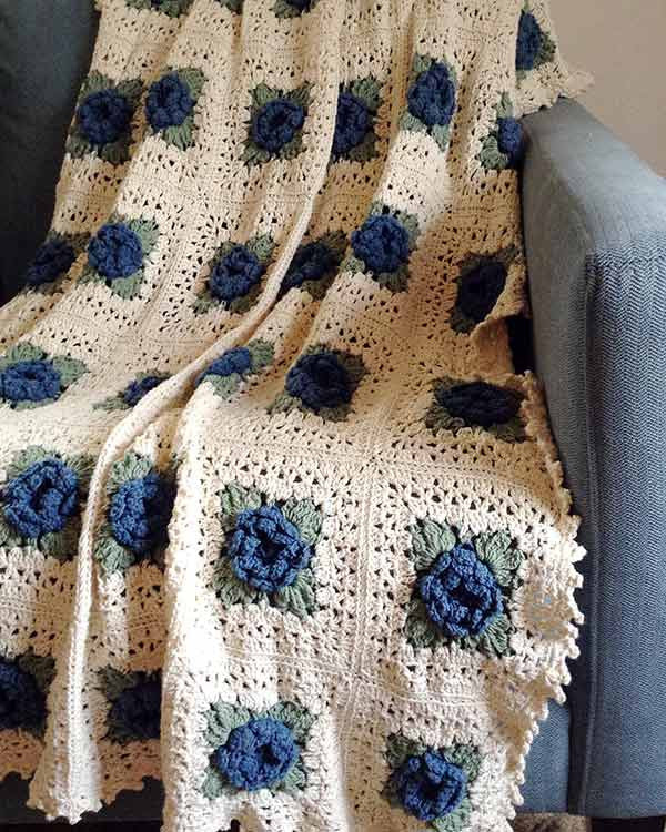 Floral Afghan Crochet Patterns – Maggie's Crochet