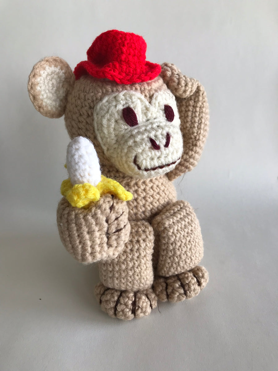Crochet Pattern Easy Amigurumi Toy Monkey– Maggie's Crochet
