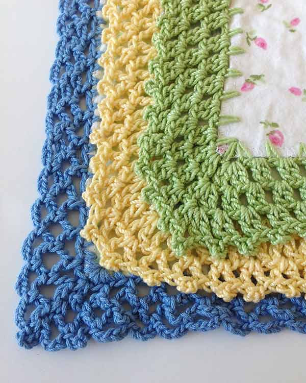 Receiving Blanket Eyelet Edging Crochet Pattern– Maggie's Crochet