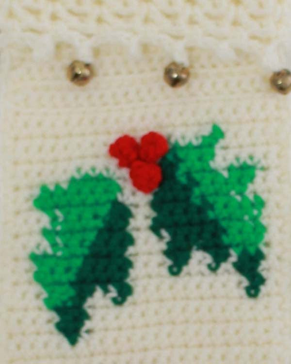 Santa and Holly Stockings Crochet Pattern– Maggie's Crochet
