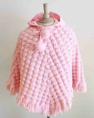 Puff Shell Poncho Crochet Pattern – Maggie's Crochet