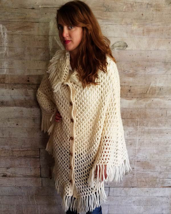 Italian Cape Crochet Pattern – Maggie's Crochet