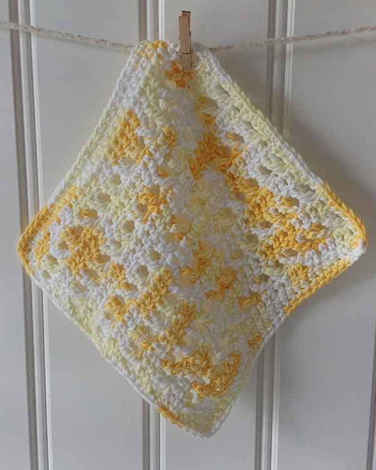Sunny Days Dishcloths Crochet Pattern – Maggie's Crochet