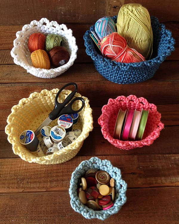Nesting Baskets Crochet Pattern– Maggie's Crochet