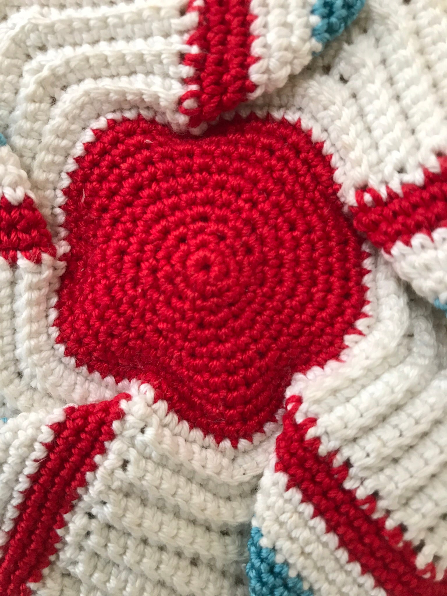 Crochet Pattern Five Petal Pinwheel Potholder – Maggie's Crochet