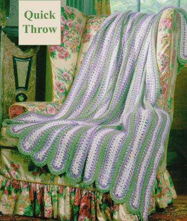 Shell Mile-a-Minute Afghan Crochet Pattern – Maggie's Crochet