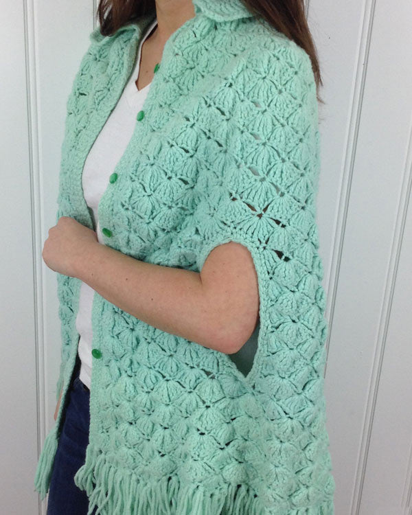 Vintage Adult Shell Cape Pattern– Maggie's Crochet