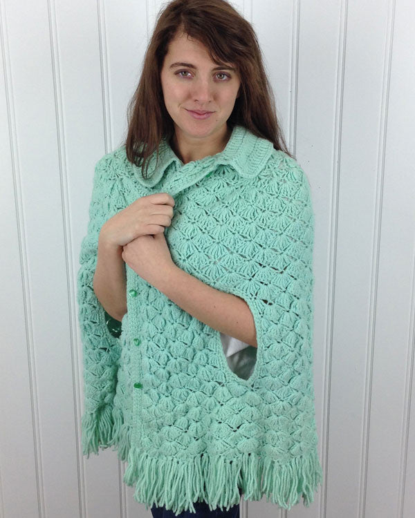 Vintage Adult Shell Cape Pattern– Maggie's Crochet