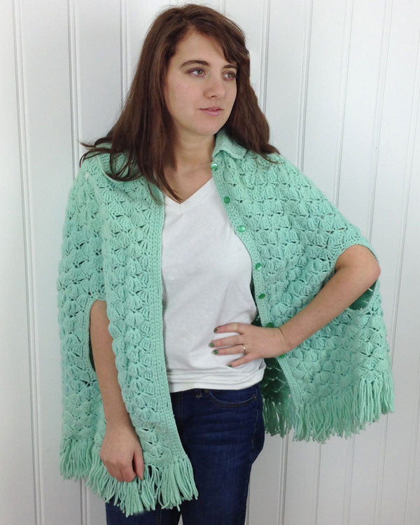 Vintage Adult Shell Cape Pattern– Maggie's Crochet