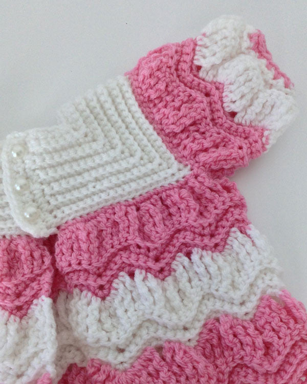 Victorian Ripple Baby Layette Crochet Pattern – Maggie's Crochet