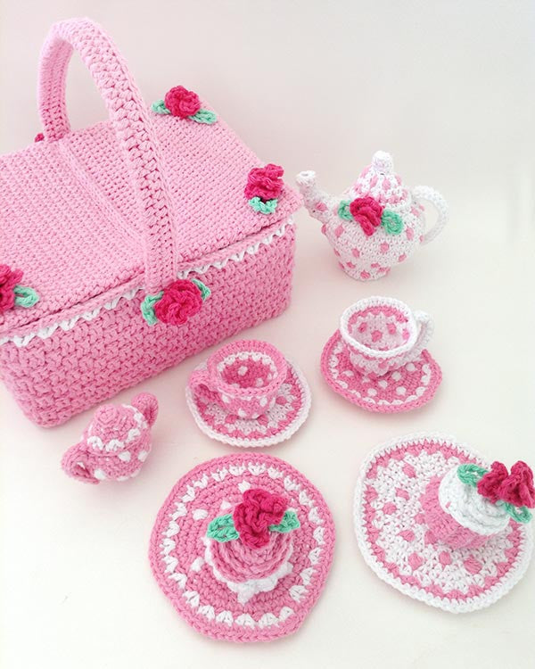 Free Crochet Tea Set Pattern